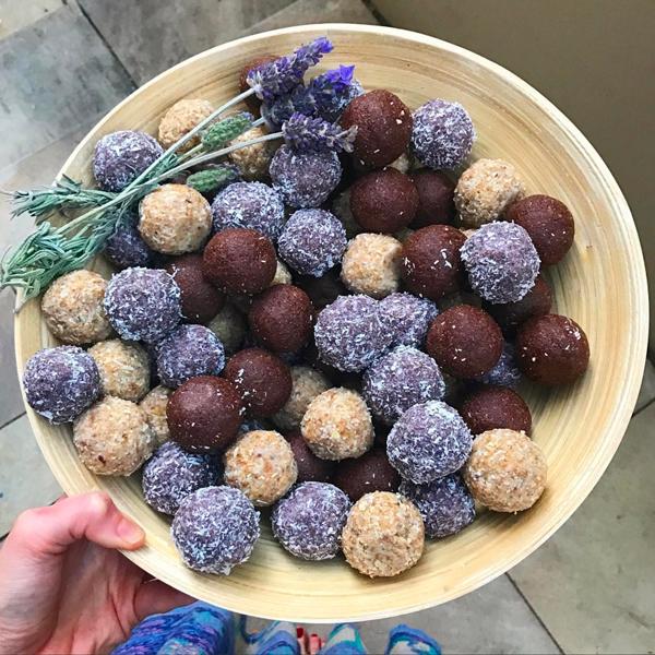 Lavender, Blueberry & Coconut Bliss Balls – The Goodnight Co.